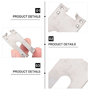 Angoily Solar Panel With Frame PV Grounding Clip Washer Spacer Stainless Steel Photovoltaic Ground Gasket Photovoltaic Rack Conductive Gasket 5mm 50pcs