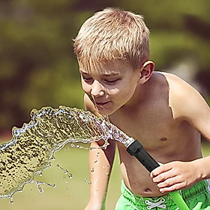 DEWENWILS Garden Hose 25 ft x 5/8", Water Hose with SwivelGrip, Heavy Duty, Lightweight, Flexible Hose for Plants, Car, Yard, 3/4 Inch Solid Fittings, Drinking Water Safe