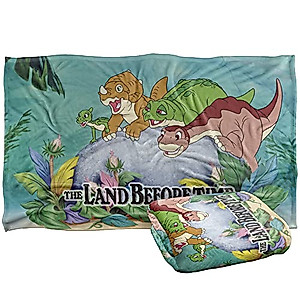 Land Before Time Littlefoot and Friends Officially Licensed Silky Touch Super Soft Throw Blanket 36" x 58"