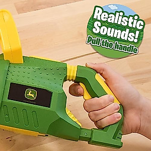 John Deere Sunny Days Entertainment Power Tools Weed Trimmer - Construction Tool with Lights and Sounds | Toy for Kids