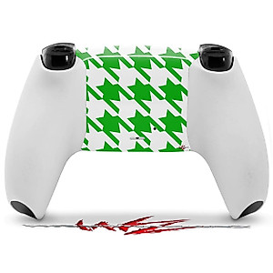 WraptorSkinz Skin Wrap compatible with Sony PS5 DualSense Controller Houndstooth Green (CONTROLLER NOT INCLUDED)