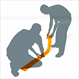 DuraMark RPT-750 Pavement Marking Tape - Reflective Slip Resistant Durable Outdoor Heavy Duty Rubber Base Tape, Bast Certified (Yellow, 3 Inch x 108 Feet)