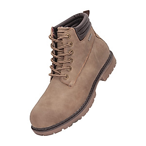 Mountain Warehouse Gorge Mens Casual Thermal Waterproof Outdoor Boots Light Brown 8 M US Men