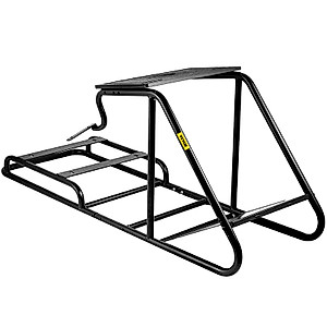 VEVOR Racing Wheel Stand, Pedal Adjustable Racing Simulator Cockpit, Carbon Steel Structure Gaming Wheel Stand, Game Chair Highly Compatible with Logitech Wheels, Thrustmaster Wheels, PS3/4, Xbox 360