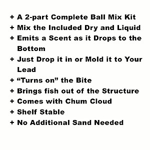Chum Ball Kit Chum Drop Chum Aquatic Nutrition 5 lb