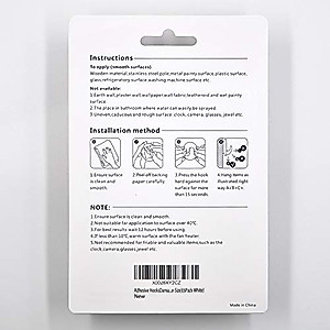 sunshine99 Adhesive Hooks，Damage-Free Hanging Wall Hook Large Utility Pothook Strong Waterproof Hanger for Robe, Coat, Towel, Keys, Bags, Home, Kitchen, Bathroom,Office (Large-Size)(6Pack White)