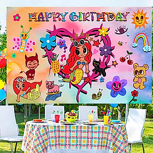 Manana Sera Bonito Background Birthday Decorations, Manana Sera Bonito Happy Birthday Banner Backdrop for Karol G Birthday Party Supplies (5x3ft)
