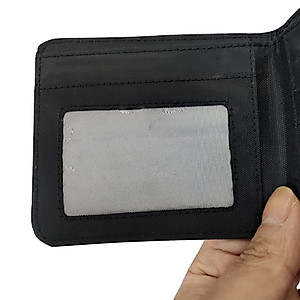 JCvCX Green Pattern PU Leather Short Wallet Bifold Cash Purse Card Hold