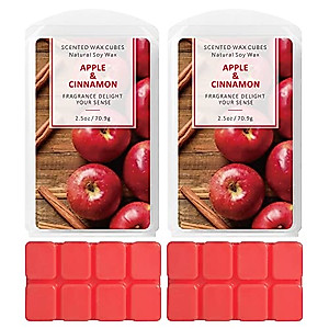 STRN Wax Melts Wax Cubes, Wax Melts Scented, Wax Cubes, Wax Cubes for Wax Warmer, Candle Wax Melts, Scented Wax Melts Apple Cinnamon
