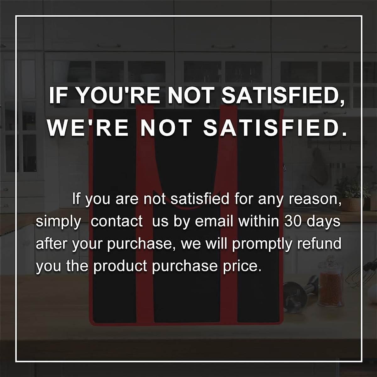 Bodaon 2Pk Collapsible Kitchen Reusable Grocery Bags, the Utility Tote Bag Bulk, Large Folding/Foldable Reusable Shopping Cart for Groceries, Storage Totes Heavy Duty, Shopping Basket (Black)