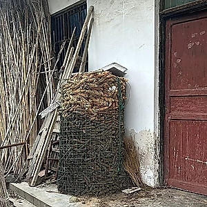 Outdoor Compost Bin, 2Pcs Large Expandable Garden Wire Compost Tumbler Bin for Composting Yard Waste, Kitchen Scraps, Grass Clippings(24in)