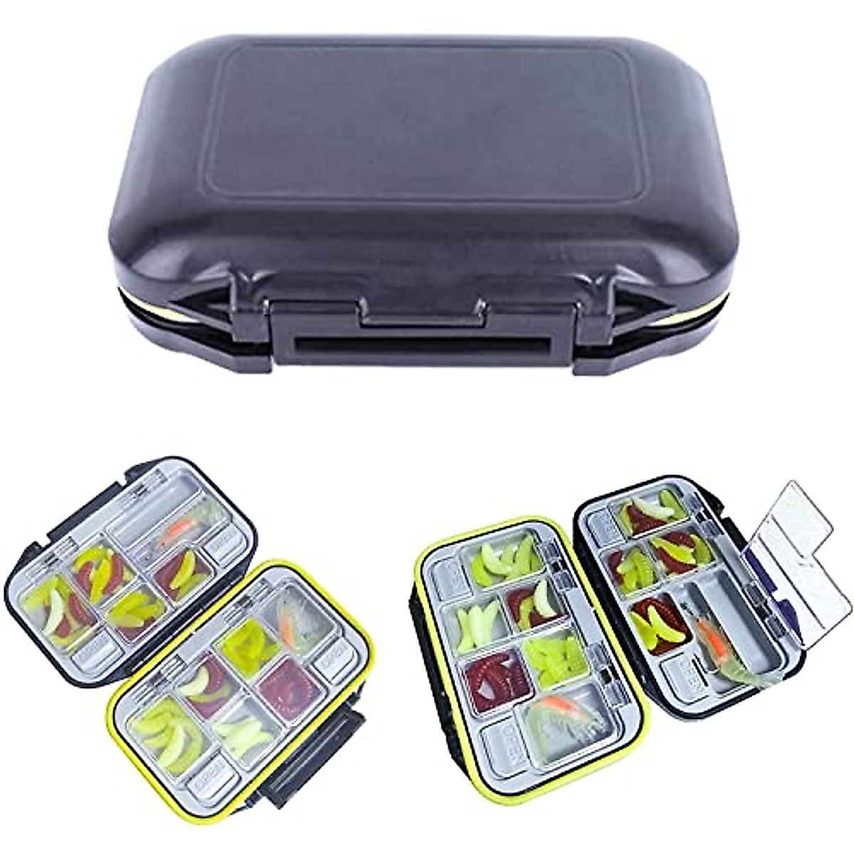 Guyuyii Portable Small Tackle Box - Compact, Durable, and Water-Resistant Organizer for Fishing Gear and Accessories