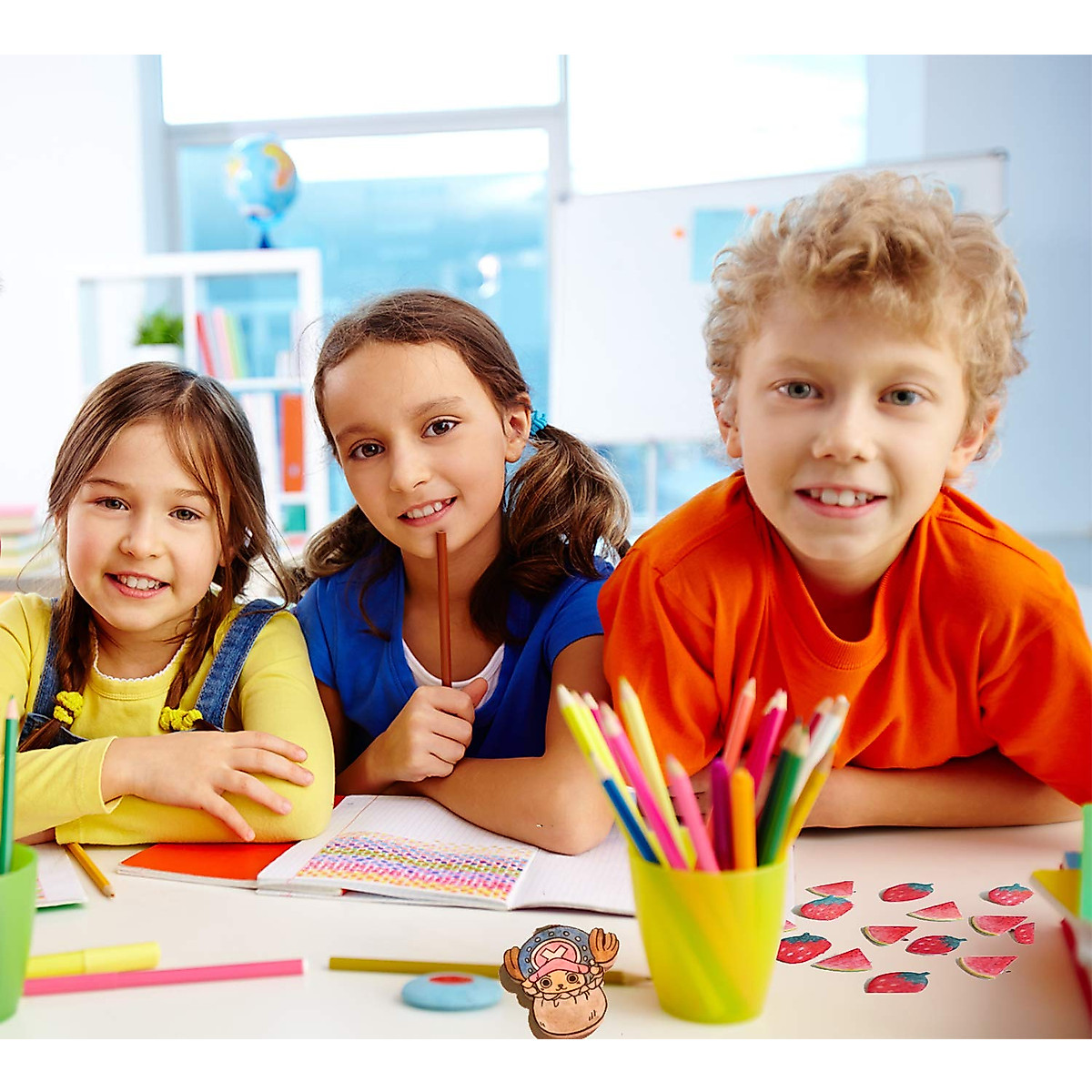 Warckon 24 Pieces Shrink Plastic Sheets, 4.1 x 2.9 inch / 10.5 x 7.4 cm (A7 Size). Shrink Film Sheets Frosted Ruff n' Ready for Kids Creative Craft, Create Your Own Earrings, Necklace, Keychains