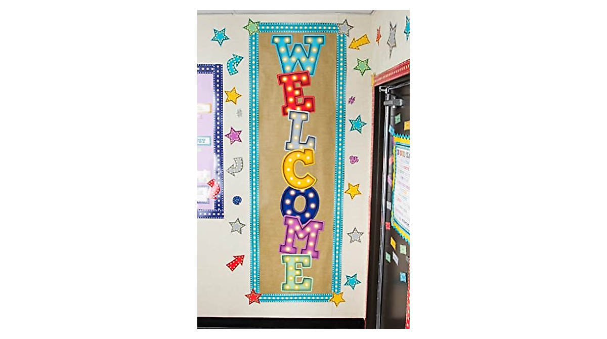 Colorful Welcome Bulletin Board Display for Classrooms