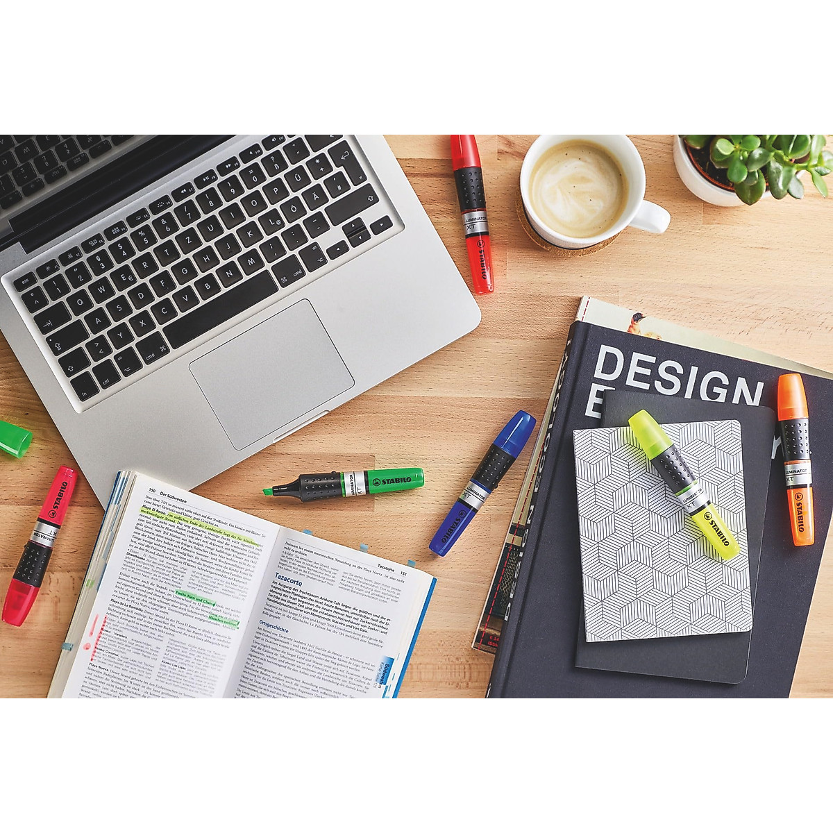 STABILO Highlighter LUMINATOR Wallet of 6 assorted colours