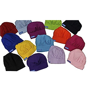 CHEFSKIN Big & Tall 2X XXL Mushroom Chef Hat, Fully Adjustable (Royal Blue)