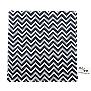 Baby Paper Original Crinkle Sensory Toy | Black and White Zig Zag and Turquoise Zig Zag 2-Pack | Crinkle Paper for Babies | Sensory Baby Toys