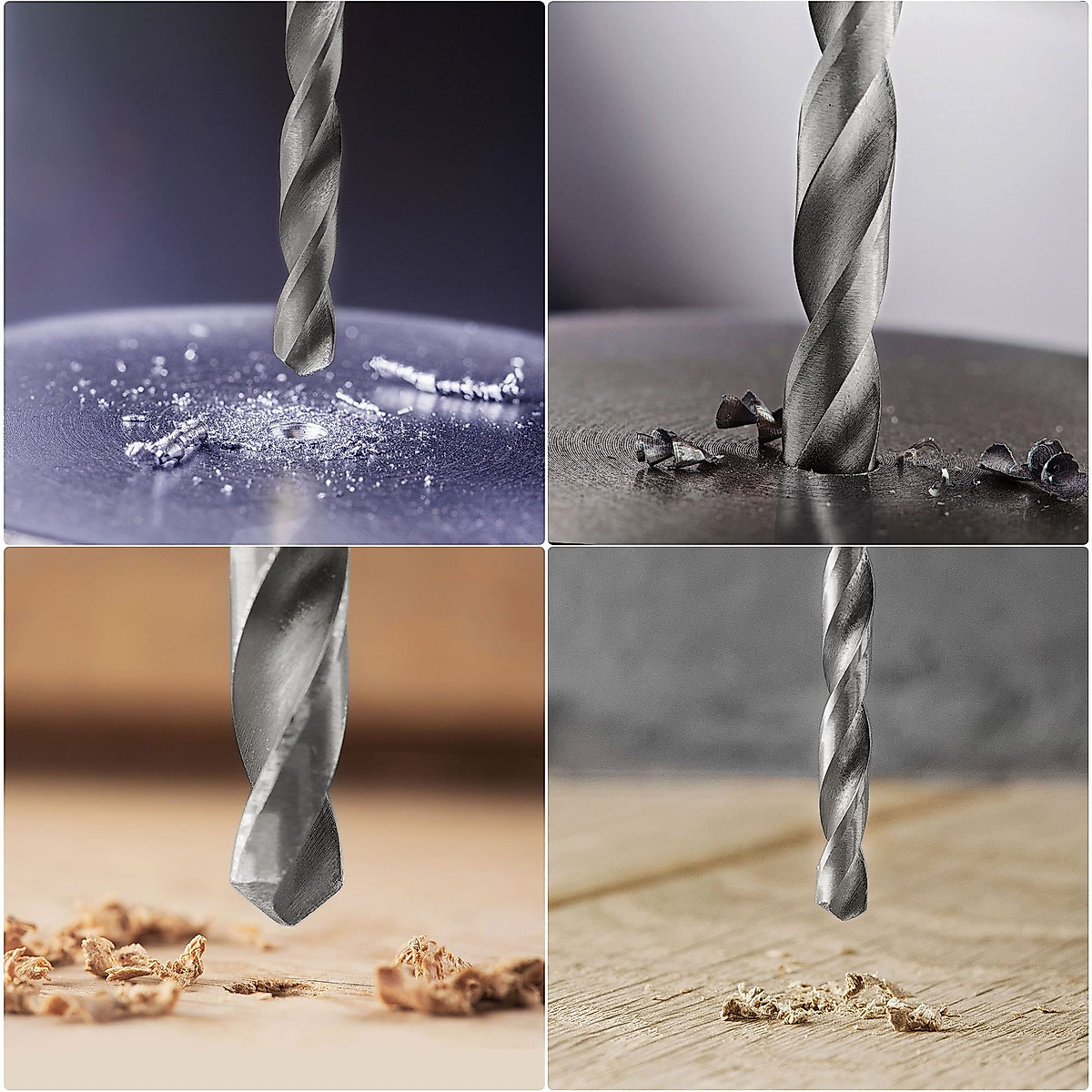 uxcell HSS(High Speed Steel) Straight Shank Jobber Twist Drill Bit 3mm Drill Diameter Extension 160mm Length for Hardened Metal Woodwork Plastic Aluminum Alloy 2 Pcs