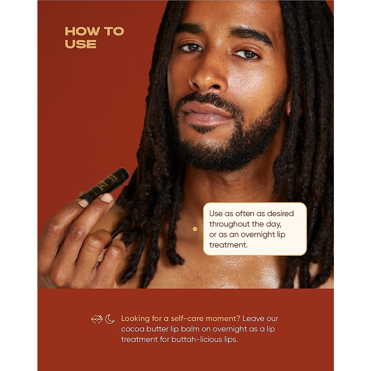 Buttah Skin by Dorion Renaud Luminating & Nourishing Lip Balm .15oz [2 Pack] - Nourishing Lip Balm for Healthy Looking Lips - Shea Butter Lip Balm - Naturally Based Skin Care - Black-Owned Skincare