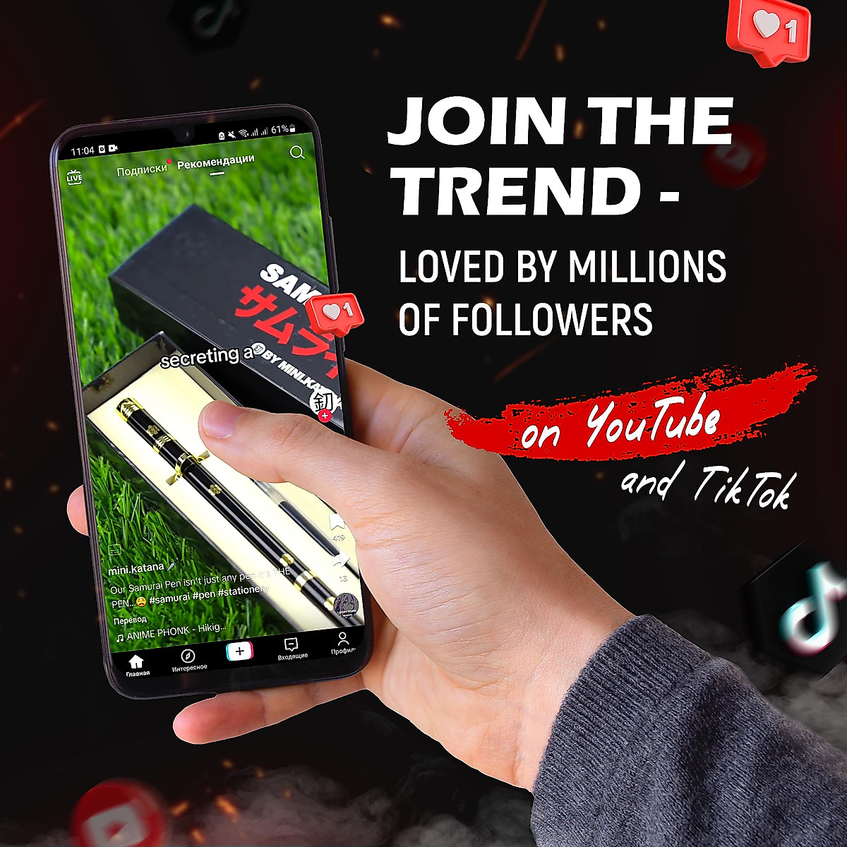 Mini Katana Samurai Sword Pen - Unique and Cool Anime Pen with Smooth Writing Experience - Perfect for Japanese Culture Enthusiasts and Katana Pen Lovers