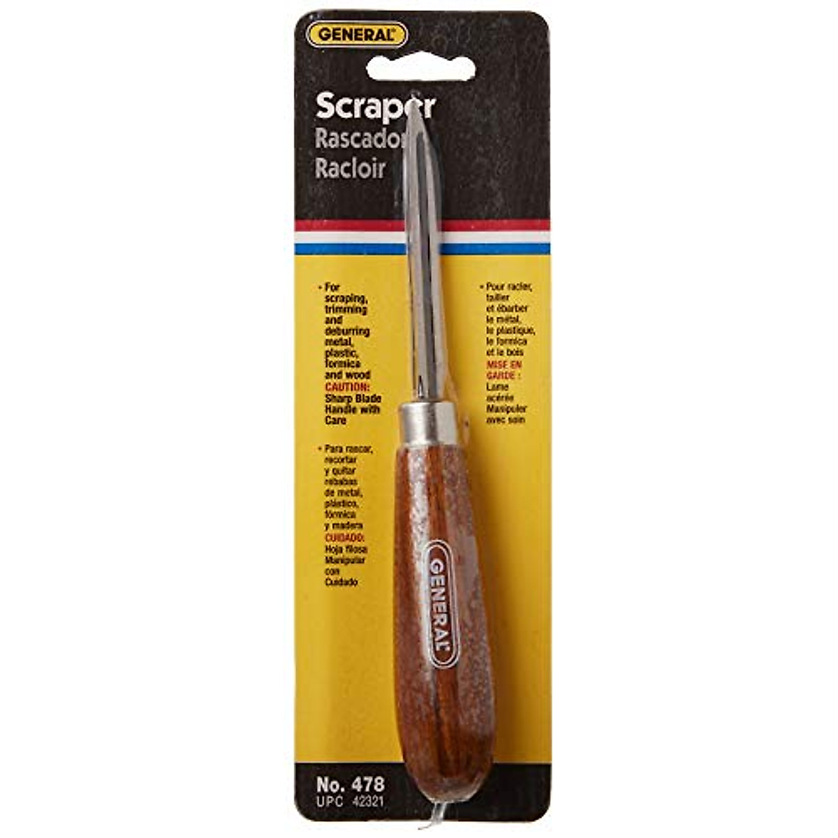 General Tools 478 Triangular Scraper