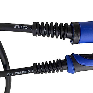 YILIKISS 15Ft MIG Welding Gun Euro Connector, Welding Gun Torch Welder Gun Stinger Replacement for 180A-500A Welding Machine fit 0.8 1.0 1.2mm Wire