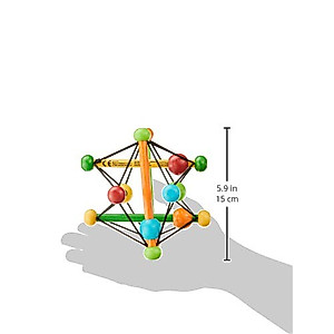 Manhattan Toy Skwish Mardi Gras Rattle and Teether Grasping Activity Toy