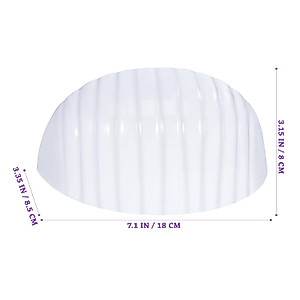 25pcs Baseball Hat Shaper, Baseball Cap Plastic Hat Stand, Baseball Cap Inner Support, Baseball Cap Crown Inserts Liners for Baseball Cap Stay Hard