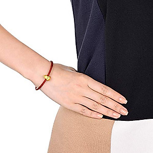 CHOW SANG SANG 999 24K Solid Gold Gourd (Wulu) Auspicious Charm Bracelet for Women 86335C (19)