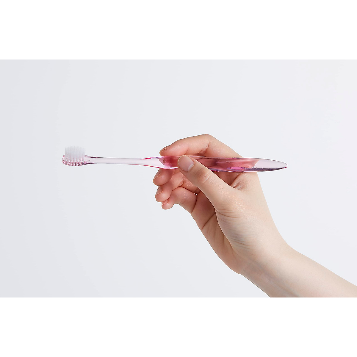 MISOKA・ISM Toothbrush Sakura (Pale Pink) Mineral-Coated Bristles Designer's Model Premium Toothbrush Made in Japan Japanese Craftsmanship