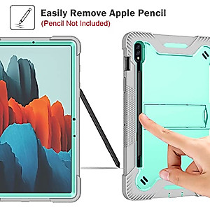 Tablet PC Case Compatible With Samsung Galaxy Tab S8/Tab S7 11 Inch (Model SM-X700/X706/T870/T875/T878) Protective Cover Rugged Durable Stand Shockproof Protective Cover Suitable Compatible With Samsu
