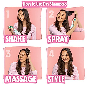 Not Your Mother's Dry Shampoo Assortment (3-Pack) - 7 oz - Clean Freak, Plump for Joy, Beach Babe Dry Shampoos - Instantly Absorbs Oil in Hair