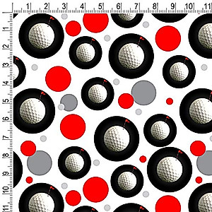 GRAPHICS & MORE Golf Ball Moon Flag Golfing Gift Wrap Wrapping Paper Roll