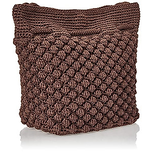 The Sak Womens Ivy Crochet Drawstring Bucket, Brown, One Size US
