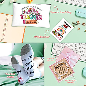 Teacher Appreciation Gifts for Women, Teacher Gifts, Teacher Christmas Gifts, Back to School Gifts, Teacher Birthday Gifts, Retirement, Thank You Gifts for Teachers, 20 OZ Teacher Tumbler Gifts Basket