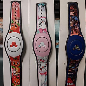 OVERSTOCK Magic Band/Ready To Ship Wrap Magic Band Skin Vinyl Decal Wrap Compatible with MagicBand 2 (Girl Pack - 5 Skins)