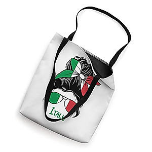 Italian Girl Italy girl Italia woman flag Tote Bag