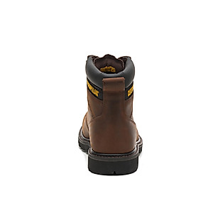 Cat Footwear Men's Second Shift Steel Toe Work Boot, Dark Brown, 12