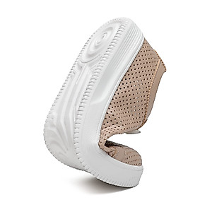 Women Lightweight Sneakers Breathable Casual Lace Up Fashion Walking Shoes Easy Clean Stylish Shoes Brown 8