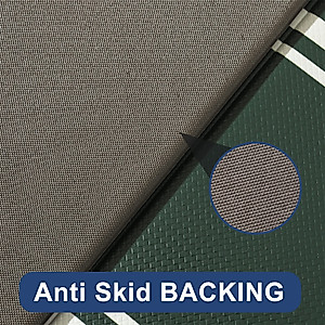 COSY HOMEER Kitchen Mat – 2/5 Inch Thick Anti Fatigue Floor Mat, Standing Desk Mat – Comfort Foldable Kitchen Rug, Easy Storage,Durable Stain Resistant Non-Slip(17" x 48", Black)