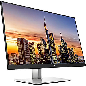 HP EliteDisplay E27 G4 27 Inch 1920 x 1080 Full HD IPS LED-Backlit LCD Monitor Bundle with HDMI, VGA, DisplayPort, Gel Mouse Pad, and MK270 Wireless Keyboard and Mouse Combo