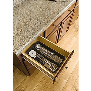 Rubbermaid No-Slip Gadget Tray, Black with-Gray Base 1994533