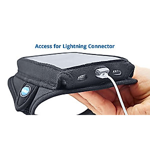Tune Belt AB92 Cell Phone Running Armband Holder Case for iPhone 14 Pro Max, 14 Plus, 11/12/13 Pro Max, 11/XR/XS Max and Galaxy Note/Plus/Ultra (Extra Depth fits Large Case) - Black