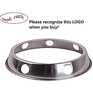 Stainless Steel Wok Ring Wok Rack 7¾-Inch and 9¾-Inch Reversible Size