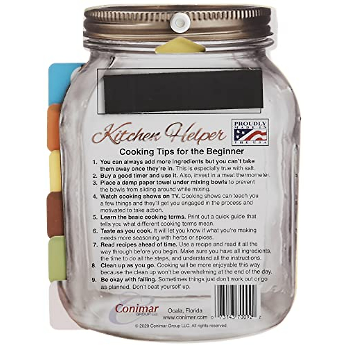 Chop Chop HIC Harold Import Co Kitchen Helper Cooking Guide, Clear, STD, Multicolor