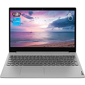 Lenovo Ideapad 3 Laptop, 15.6" HD Touchscreen, Intel Core i3-1115G4 Processor, 20GB RAM, 512GB SSD, HDMI, Webcam, Wi-Fi 6, Bluetooth, Windows 11 Home, Grey