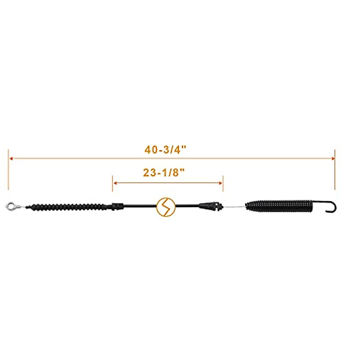 Ganivsor Deck Engagement Cable 946-05124A Replaces MTD Craftsman Huskee Murray 746-05124A 746-05124 946-05124 Lawn Mower