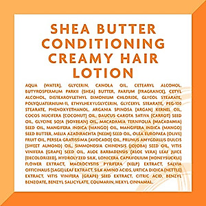 Cantu Conditioning Creamy Hair Lotion with Shea Butter for Natural Hair, 12 fl oz