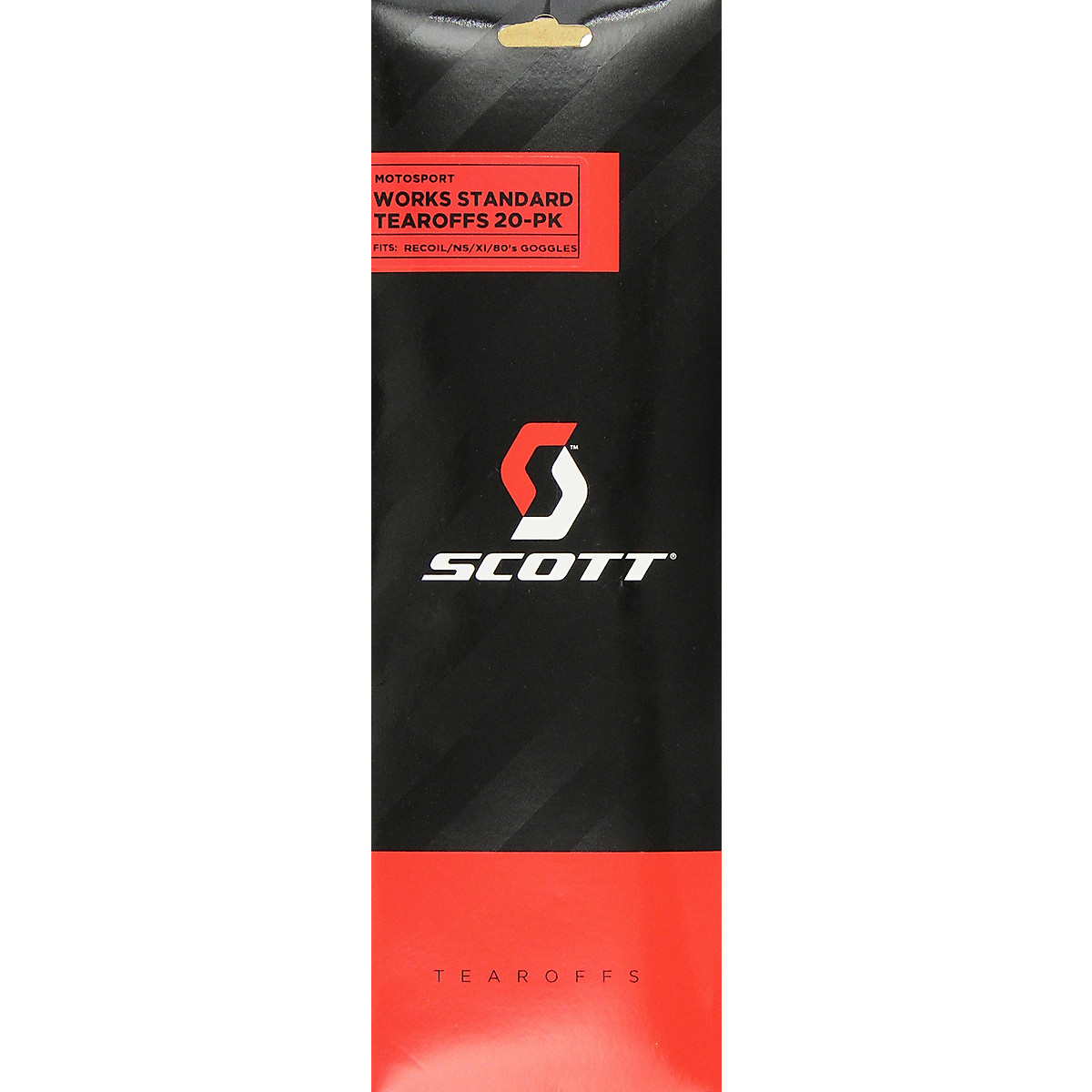 Scott Sports Nsxi/Recoil Xi/79 Works Tear-Off (Clear) - Pack of 20
