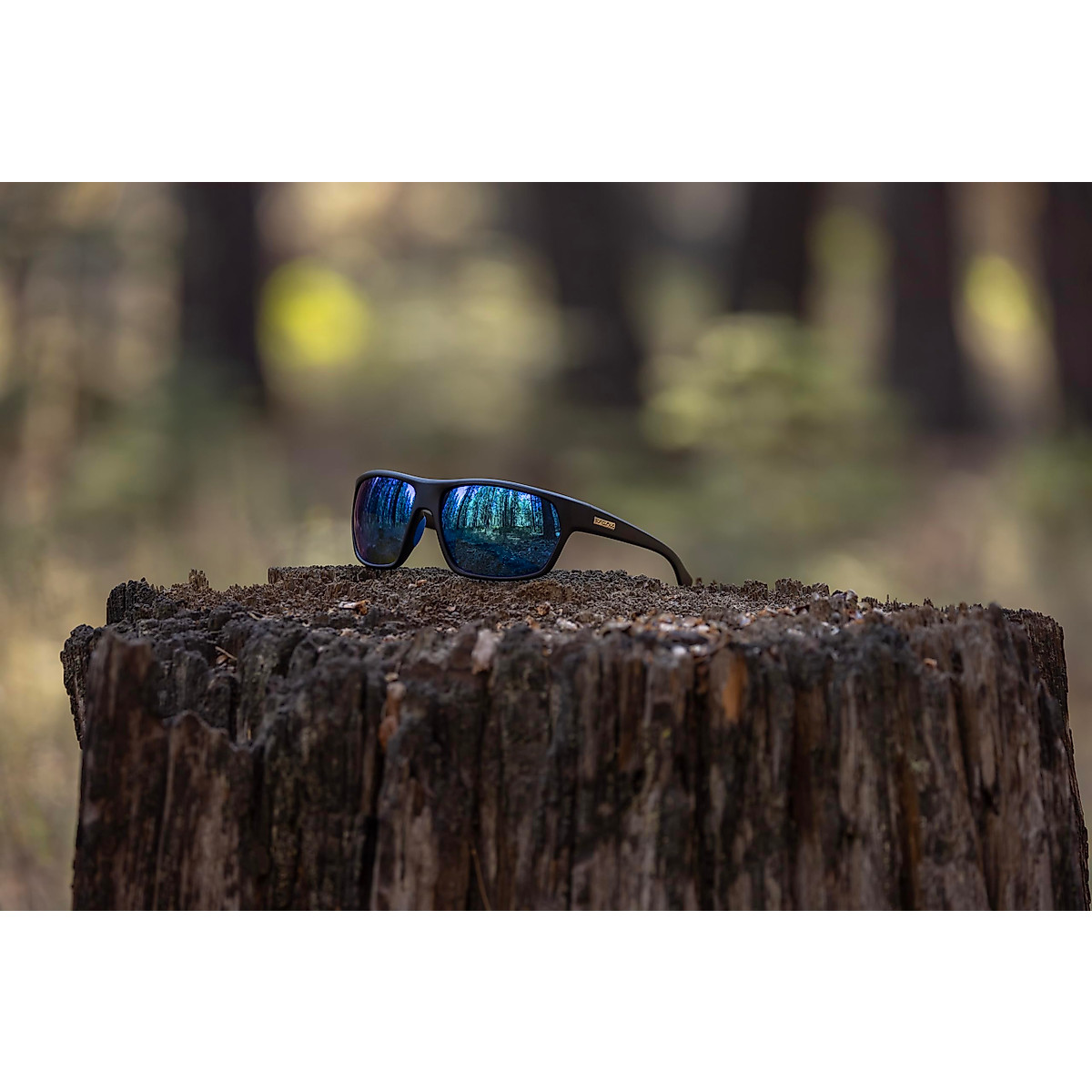 Suncloud Boone Polarized Sunglasses, Matte Black/Polarized Blue Mirror,One Size
